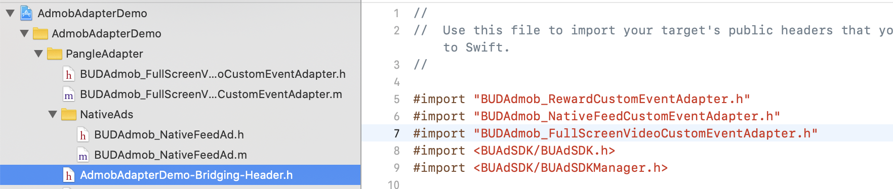 [iOS]Google Ad Manager Custom Event for Pangle | Pangle